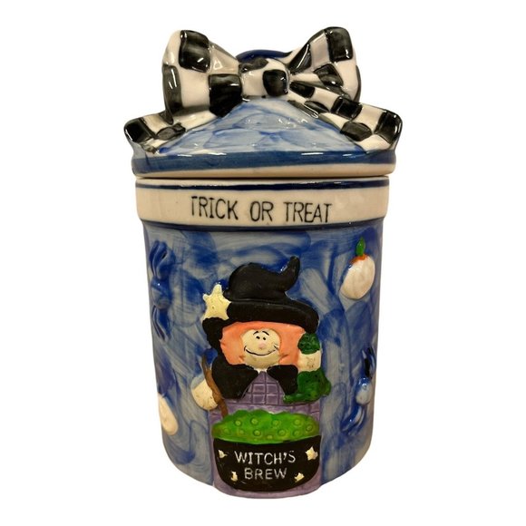 Kitchen | Ceramic Panware Home Essentials Witchs Brew Canister Covered ...